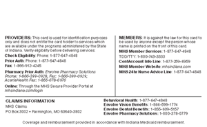 Member ID Card l MHS Indiana